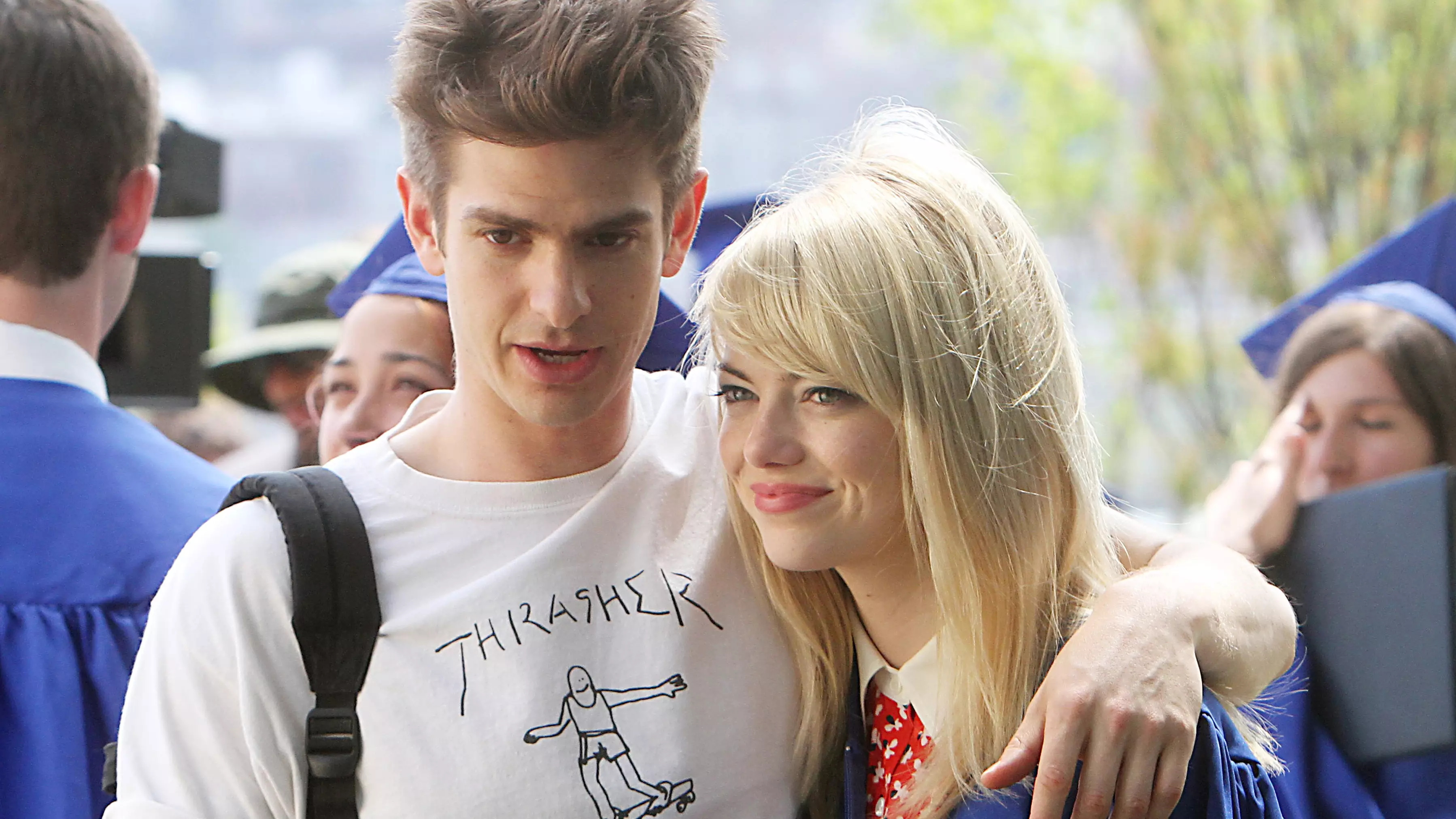 Andrew Garfield an Emma Stone