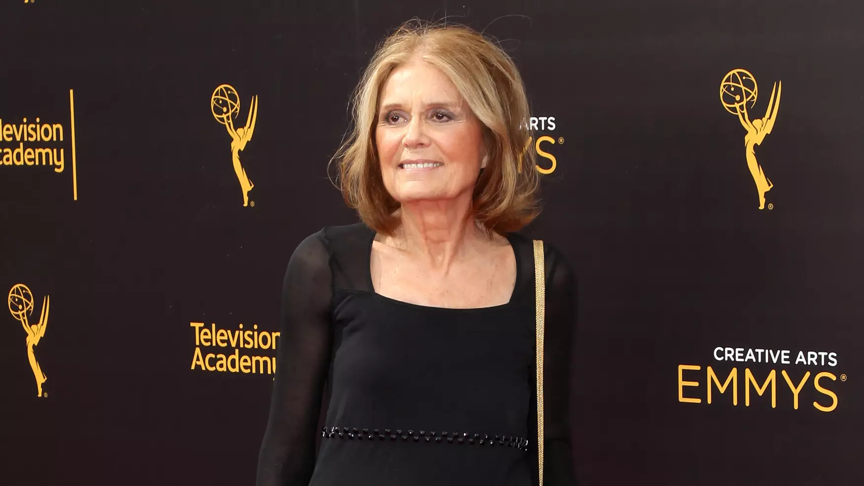 Krediya Mecbûrî: Wêne ji hêla Buchan / Variety / REX / Shutterstock (5895838bc) Gloria Steinem Xelatên Emmy's Creative Arts, Arrivals, Los Angeles, USA - 11 Îlon 2016