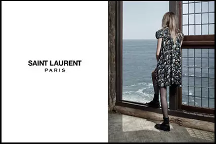 Cara Delevingne Yeni Saint Laurent Kampaniyası üçün Grunge gedir 61510_1