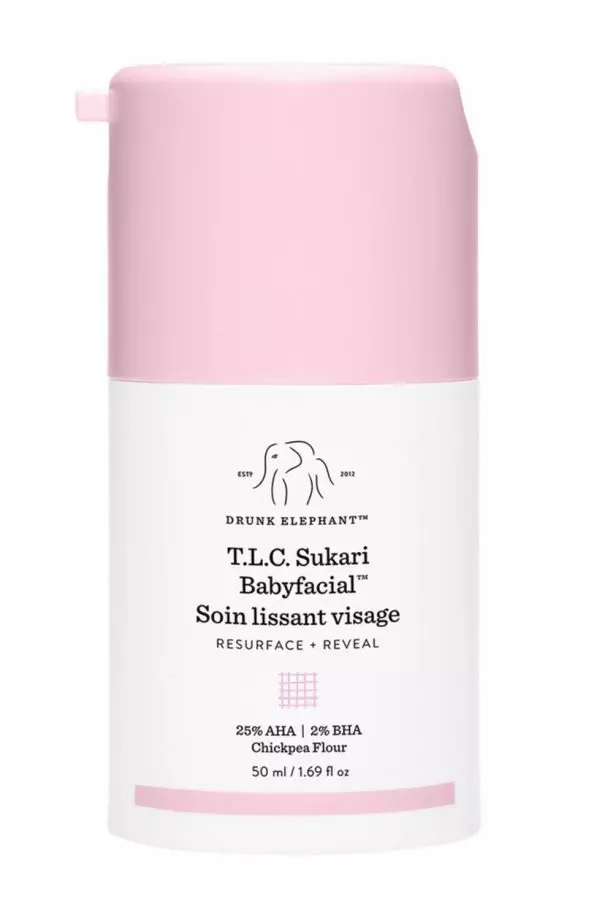 wéi gefälscht Tann ewechzehuelen: Drunk Elephant T.L.C. Sukari Babyfacial