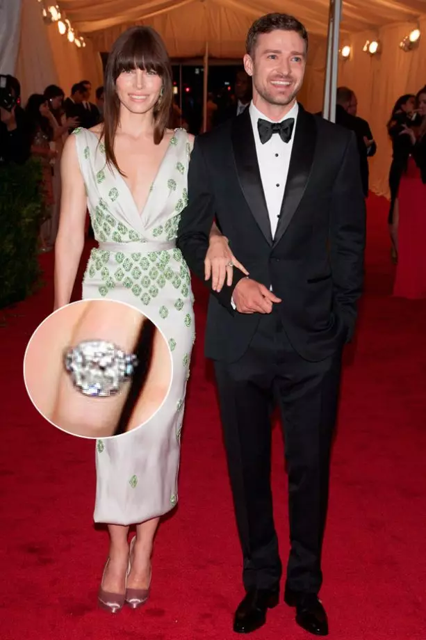 Jessica Biel & Justin Timberlake - Bagues de fiançailles de célébrités