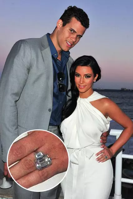 La bague de fiançailles de Kim Kardashian