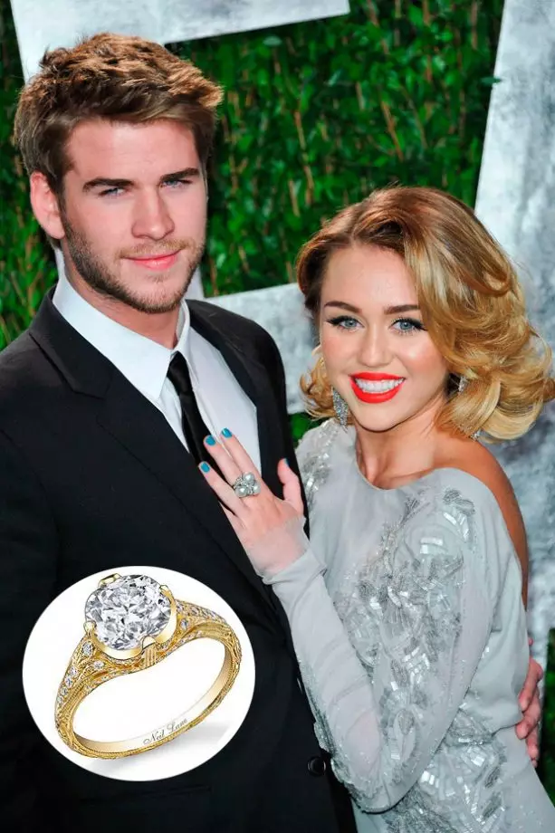Anillo de compromiso de Miley Cyrus