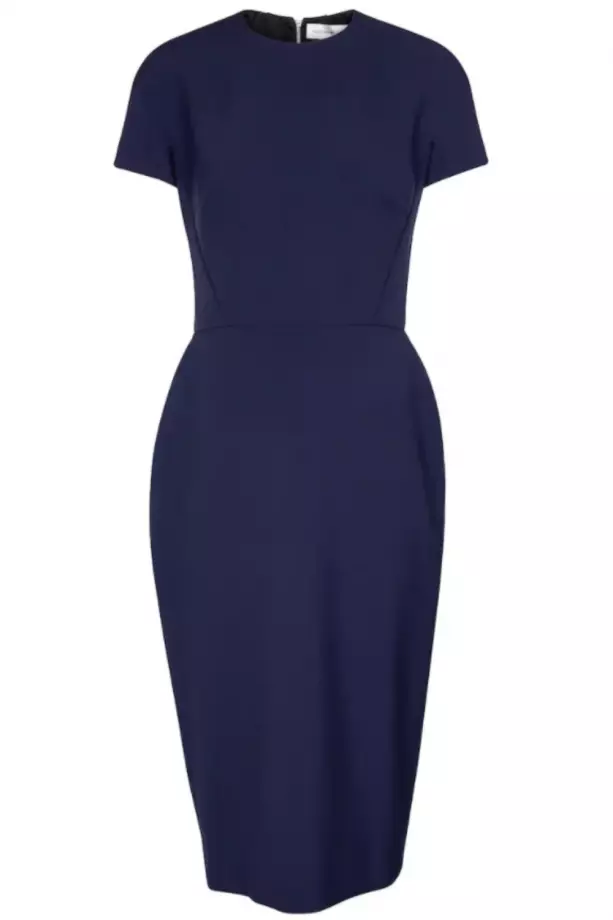 I-Victoria Beckham Crepe Midi Dress - ama-meghan markle fashion brand